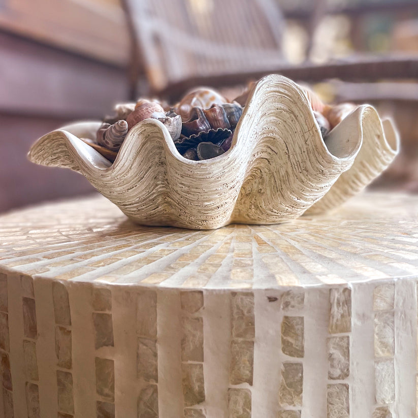 Coastal decor clam shell bowl / tray – Six Things Shop Australia