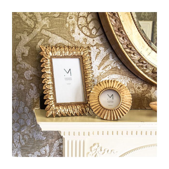 Gold feather picture frame – Six Things Shop Australia