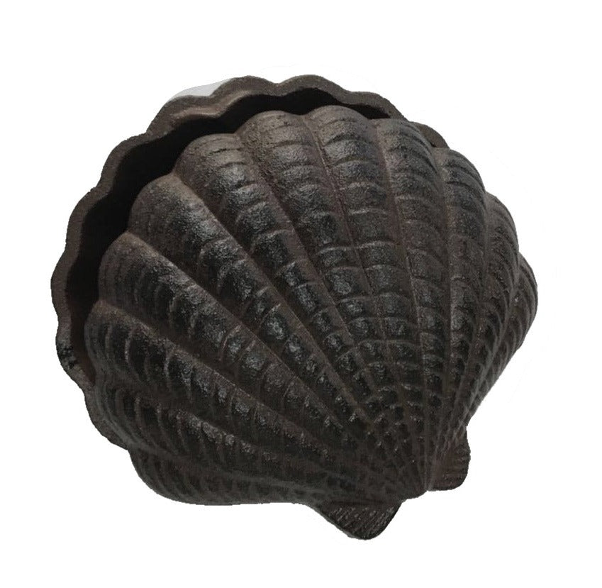 Cast iron clam shell box / trinket dish with lid – Six Things Shop ...