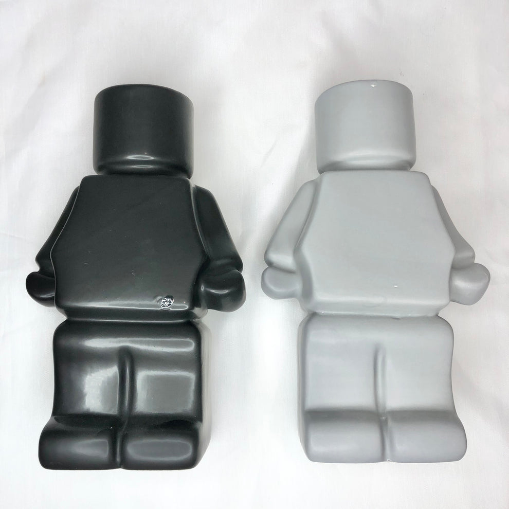 The original robot lego block human / character planter pot vase – Six ...