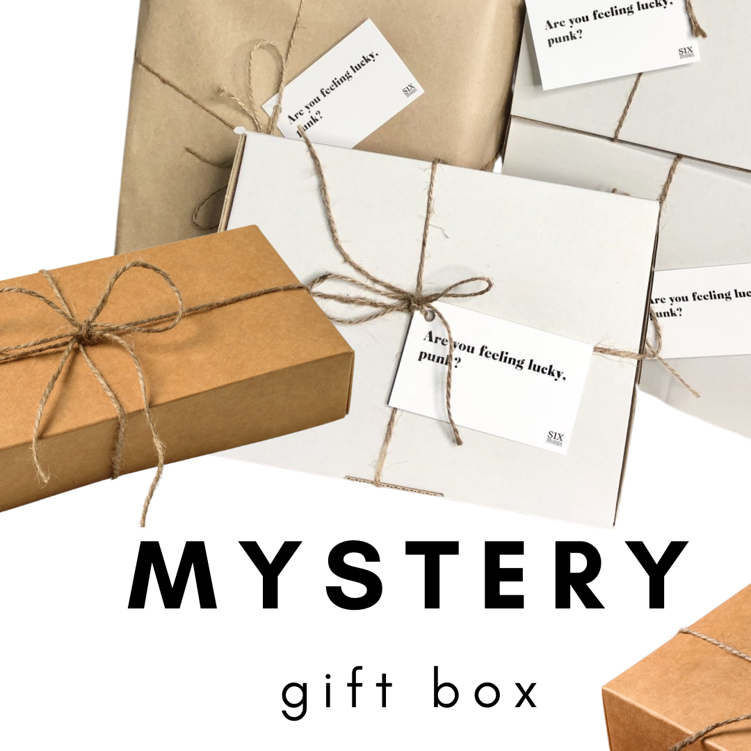 MYSTERY BOX - Treat yo-self / them mystery gift box – Six Things Shop ...
